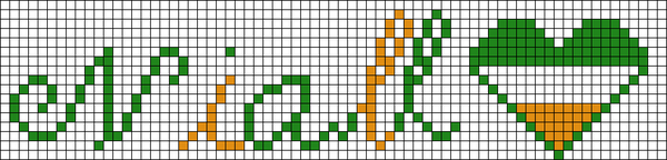 Alpha pattern #8182 | BraceletBook