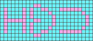 Alpha pattern #3296 | BraceletBook