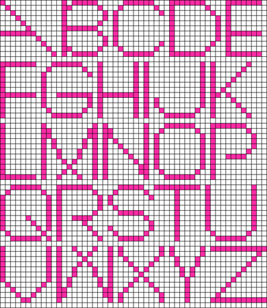 Alpha pattern #86068 | BraceletBook