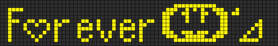 Alpha pattern #9787 | BraceletBook