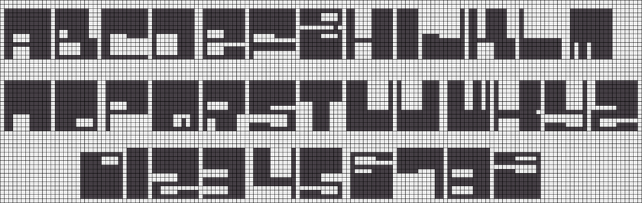 Alpha pattern #58713 | BraceletBook