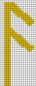 Alpha pattern #103399 | BraceletBook