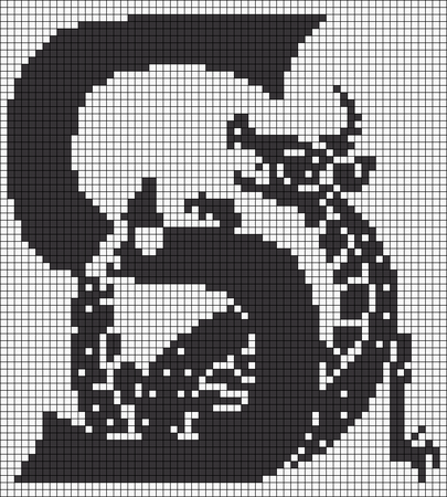 Alpha pattern #10363 | BraceletBook