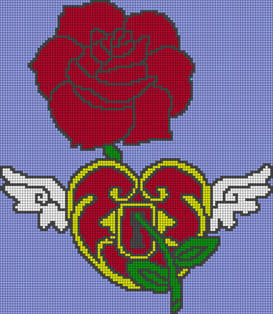 Alpha pattern #14025 | BraceletBook