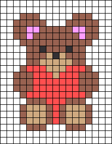 Alpha pattern #2252 | BraceletBook