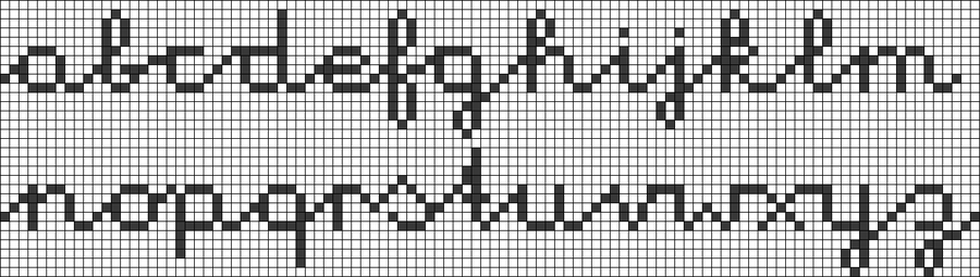 Alpha pattern #17535 | BraceletBook