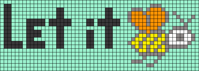 Alpha pattern #44371 | BraceletBook