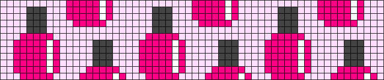 Alpha pattern #2434 | BraceletBook