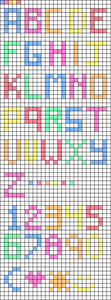 Alpha pattern #29549 | BraceletBook