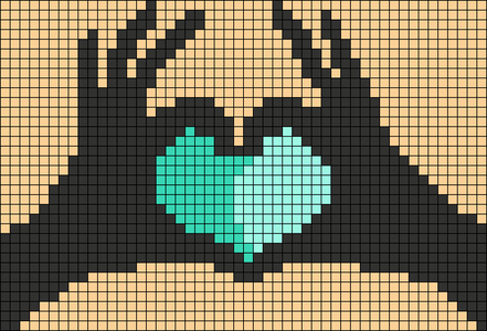 Alpha pattern #9739 | BraceletBook