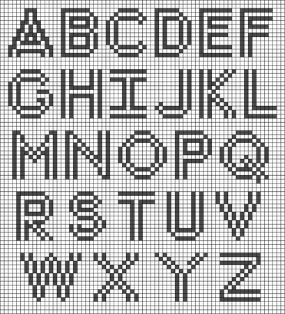 Alpha pattern #86068 | BraceletBook