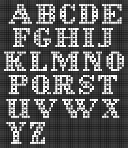 Alpha pattern #52431 | BraceletBook