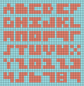 Alpha pattern #11803 | BraceletBook