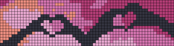 Alpha pattern #9739 | BraceletBook