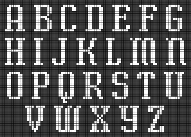 Alpha pattern #86068 | BraceletBook