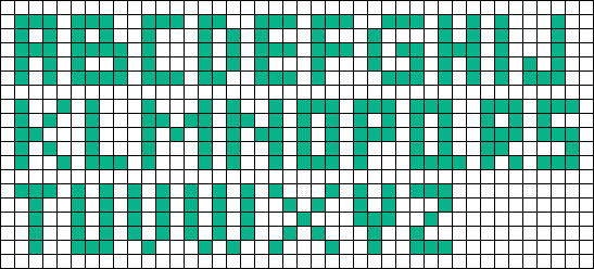 Alpha pattern #48601 | BraceletBook