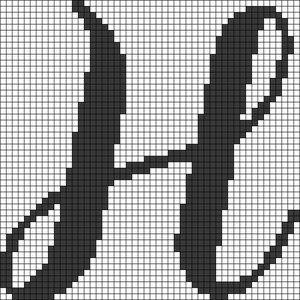 Alpha pattern #75262 | BraceletBook