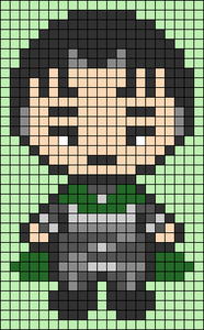 Alpha pattern #11685 | BraceletBook