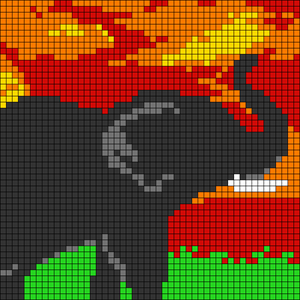 Alpha pattern #65001 | BraceletBook