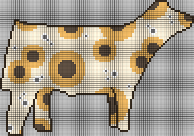 Alpha pattern #9974 | BraceletBook