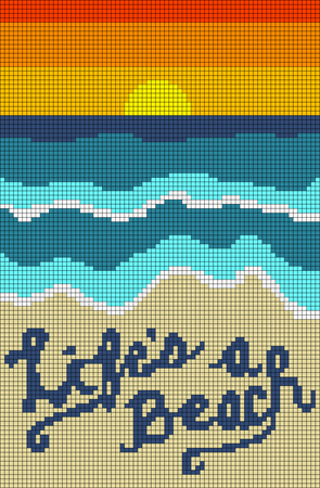 Alpha pattern #123579 | BraceletBook