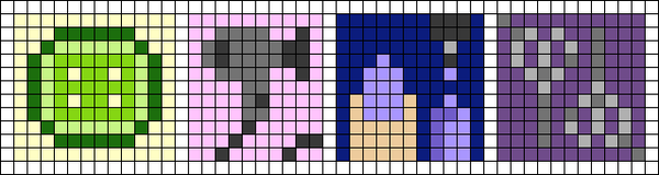 Alpha pattern #2434 | BraceletBook