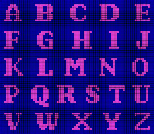 Alpha pattern #86068 | BraceletBook