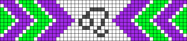 Alpha pattern #39072 | BraceletBook