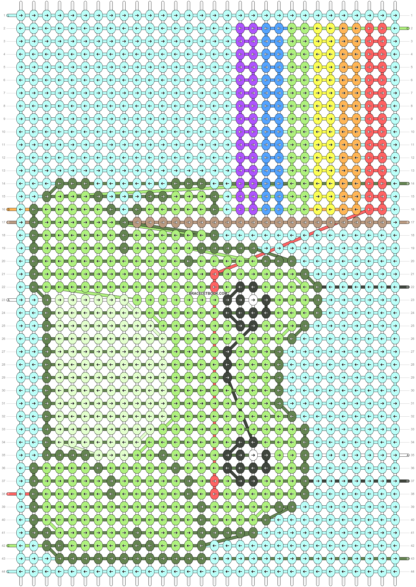 Alpha Pattern 156388 BraceletBook
