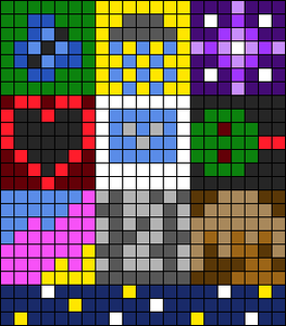 Alpha pattern #139990 | BraceletBook