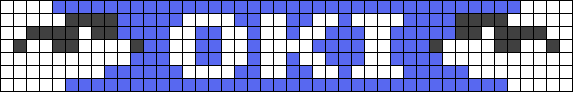 Alpha pattern #9854 | BraceletBook