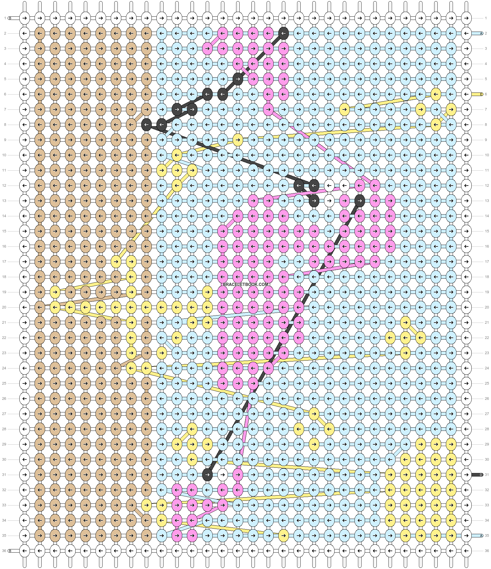 Alpha pattern #203017 | BraceletBook