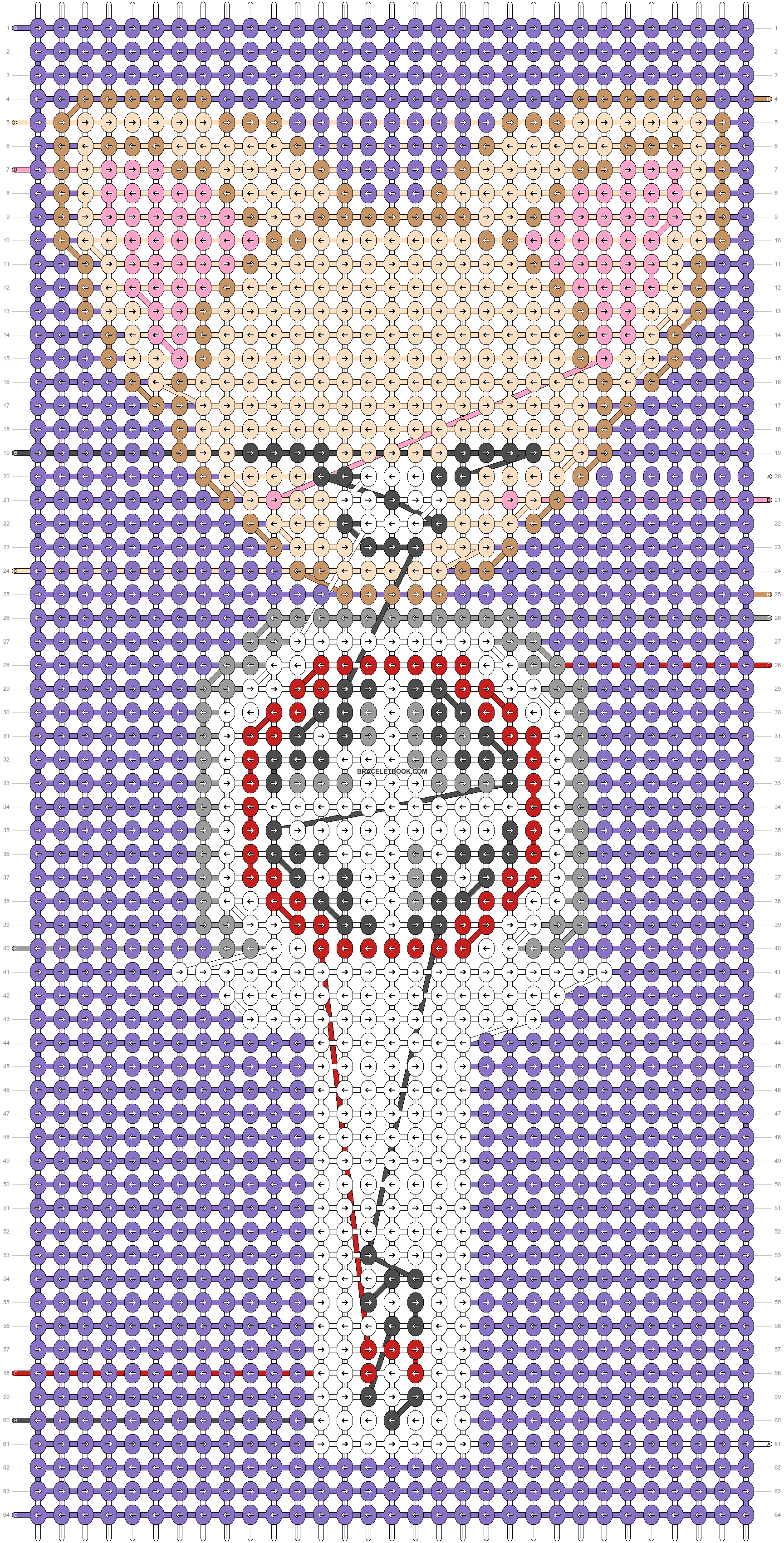 Alpha pattern #203642 | BraceletBook