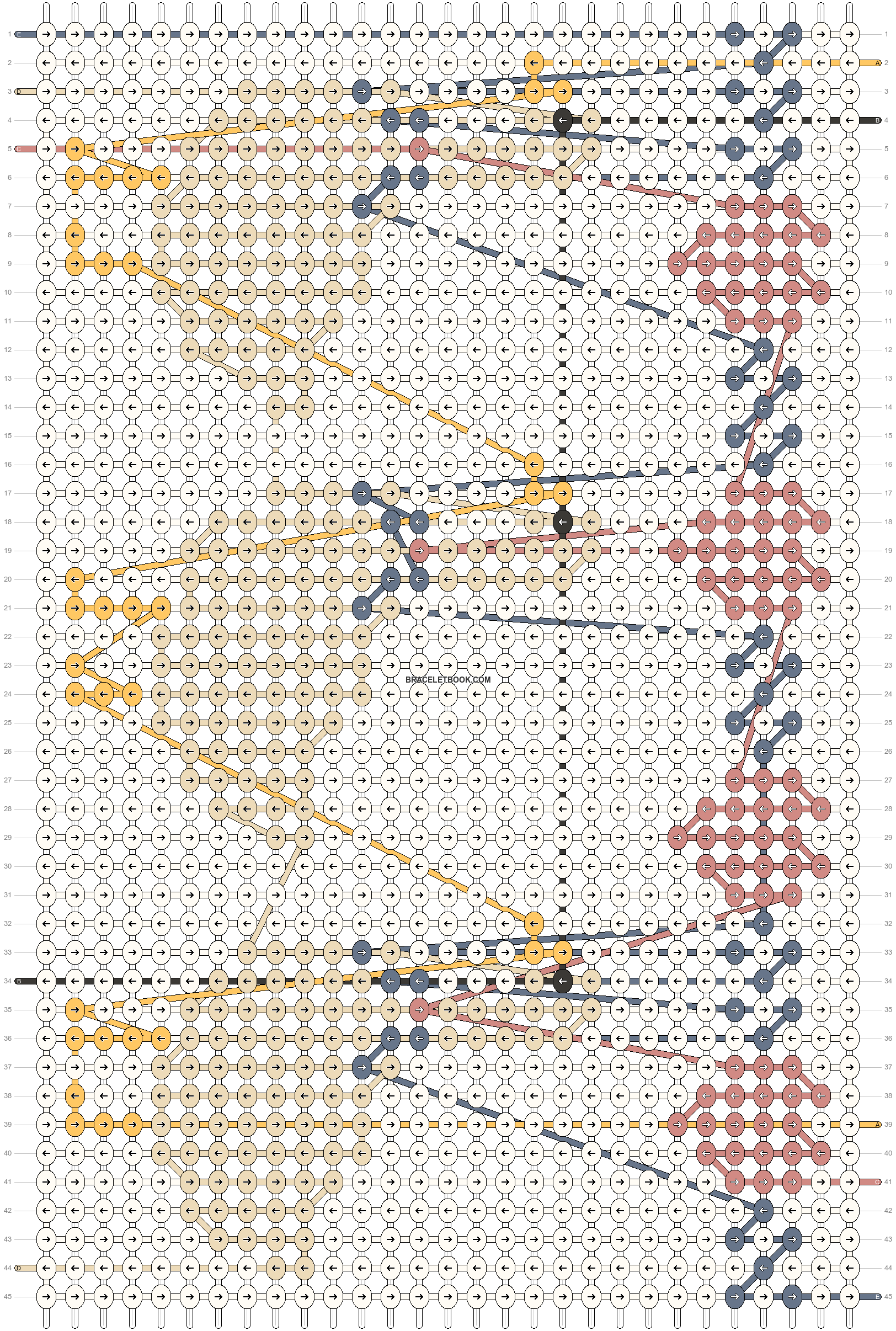 Alpha pattern #203682 | BraceletBook