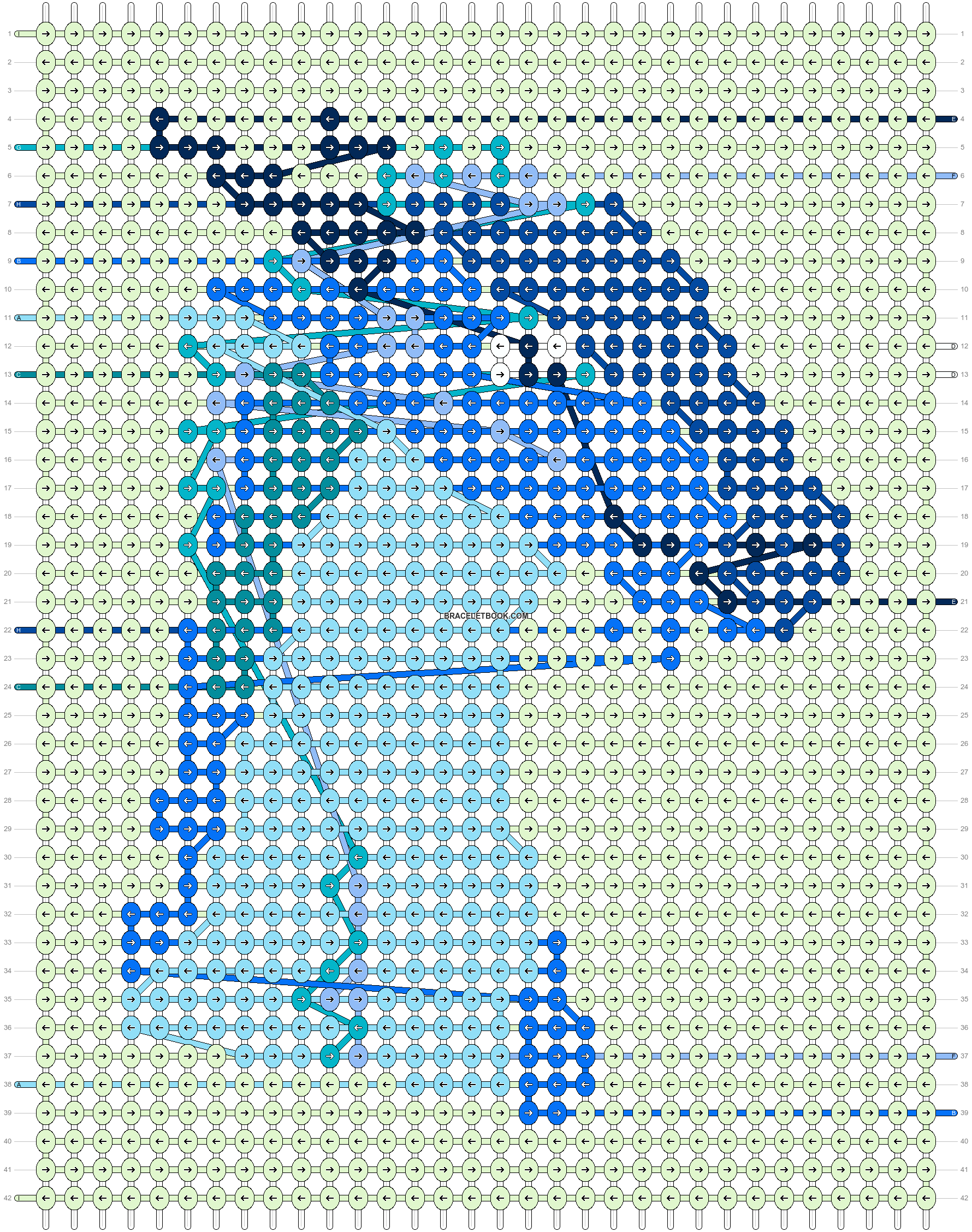 Alpha pattern #203687 | BraceletBook