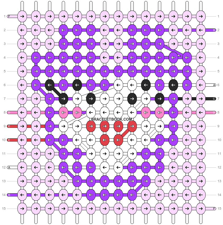 Alpha pattern #203881 | BraceletBook