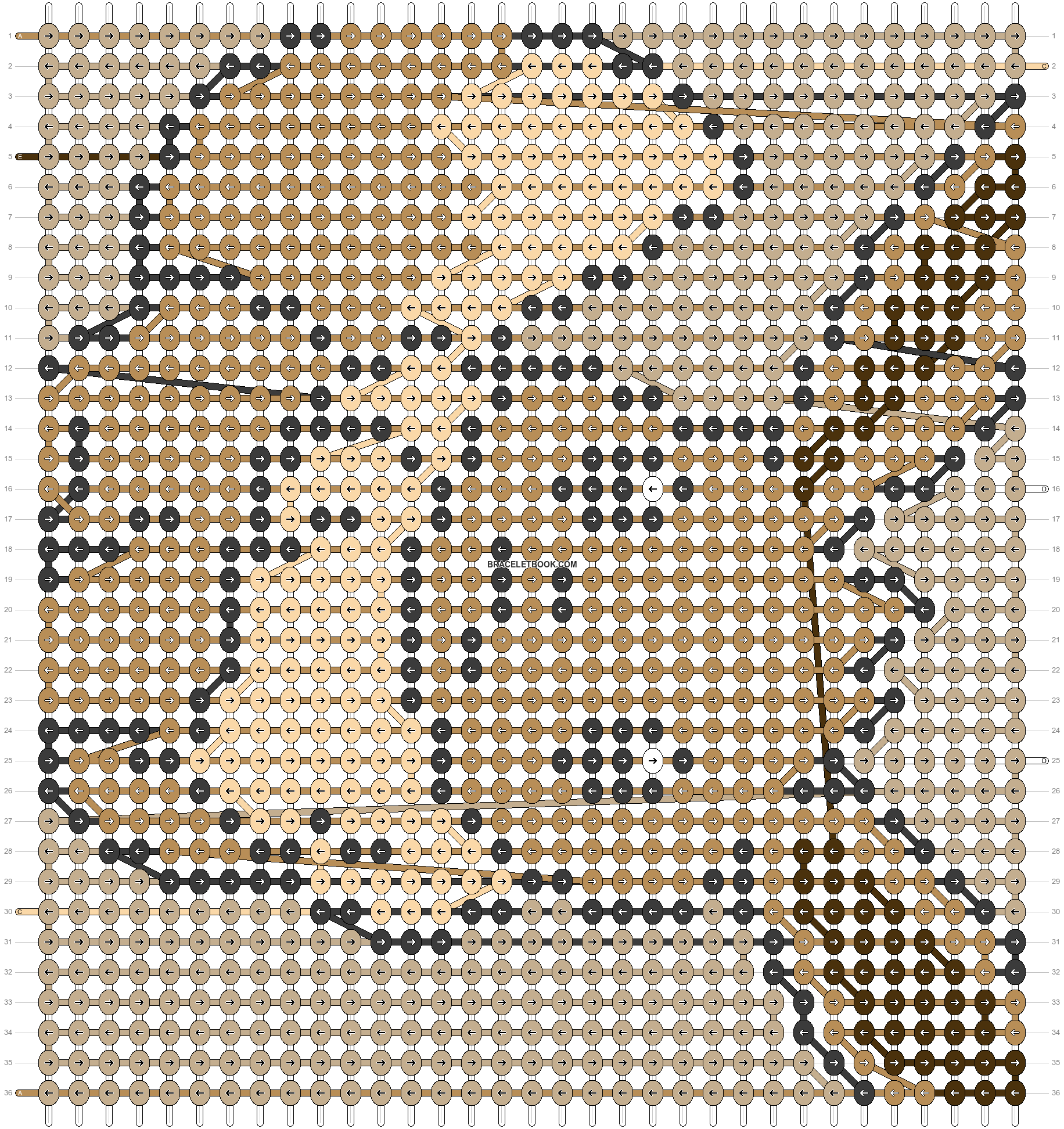 Alpha pattern #203915 | BraceletBook