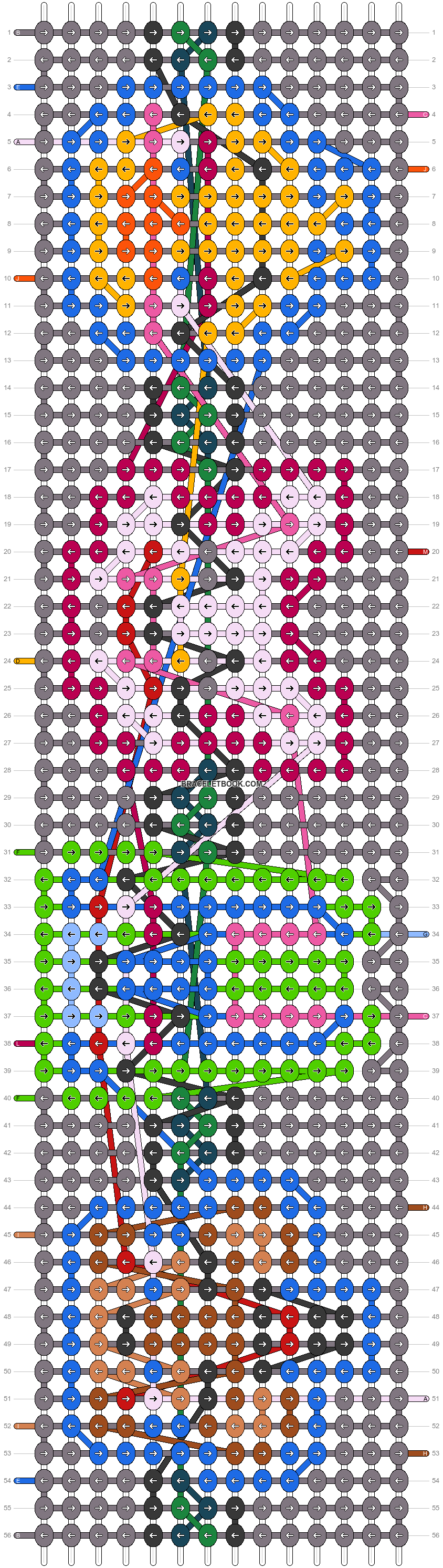 Alpha pattern #203954 | BraceletBook