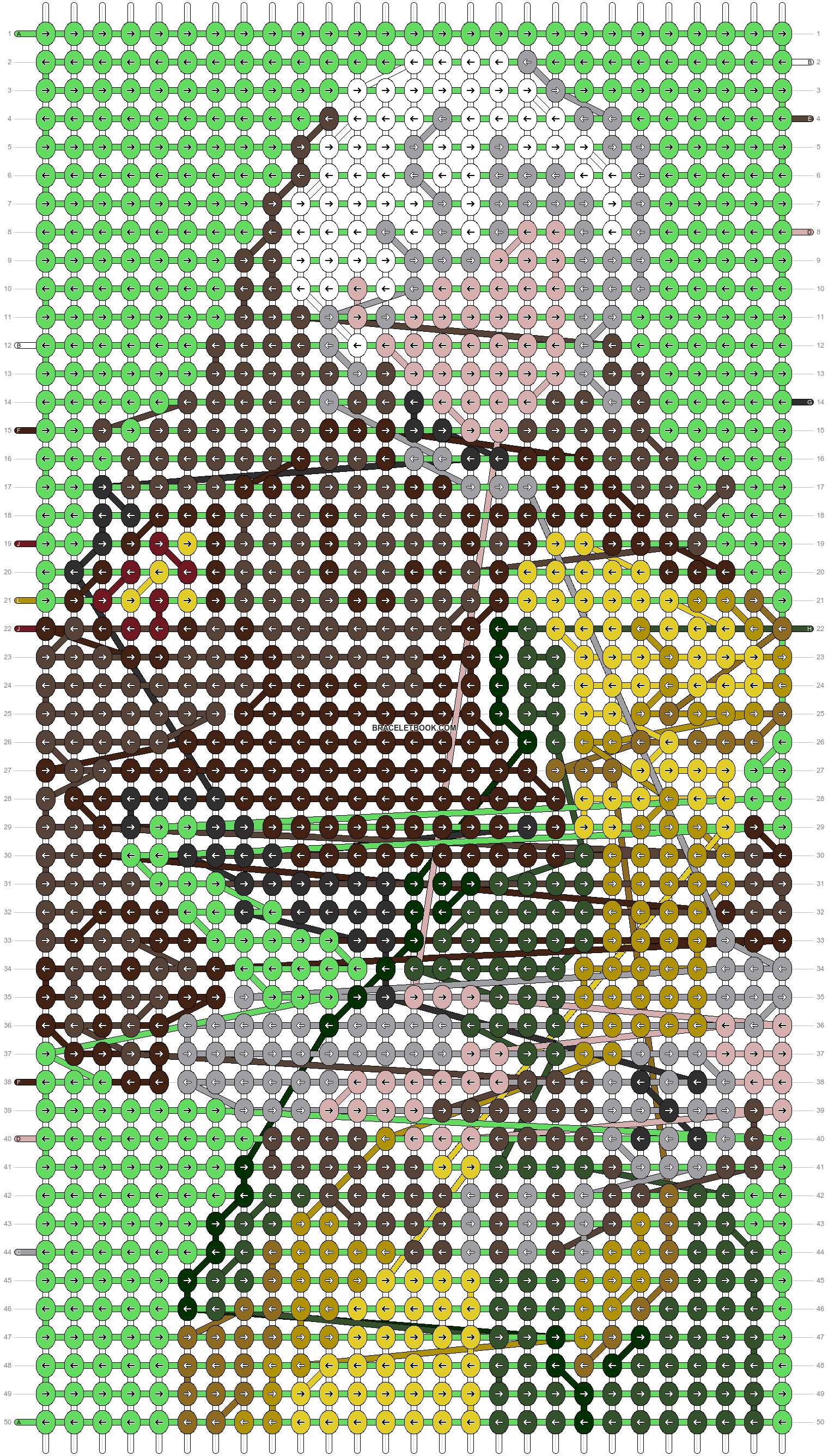 Alpha pattern #203999 | BraceletBook