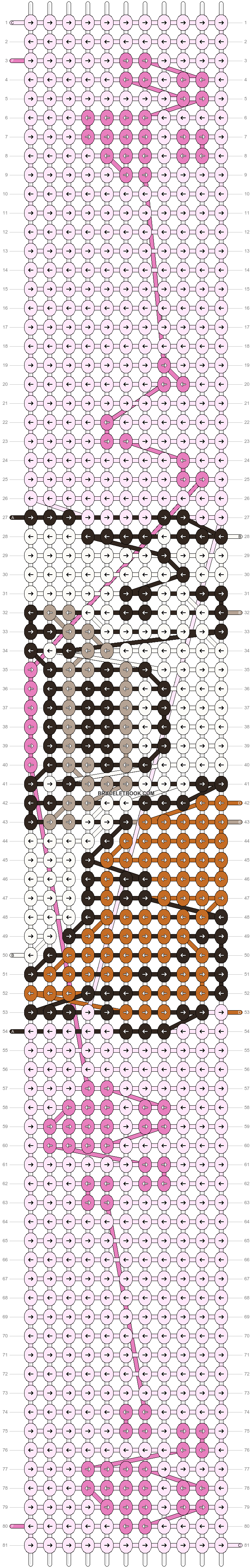 Alpha pattern #204101 | BraceletBook