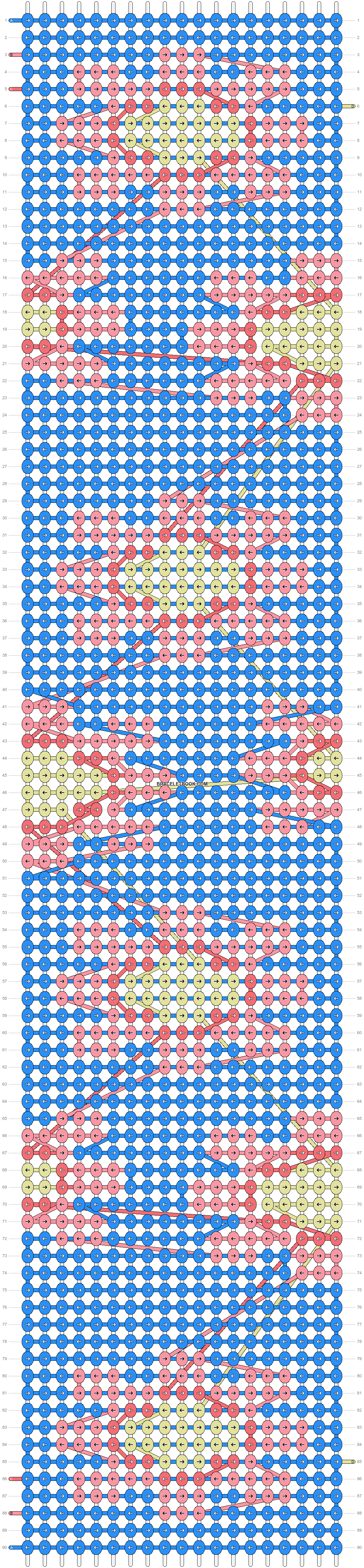 Alpha pattern #204158 | BraceletBook