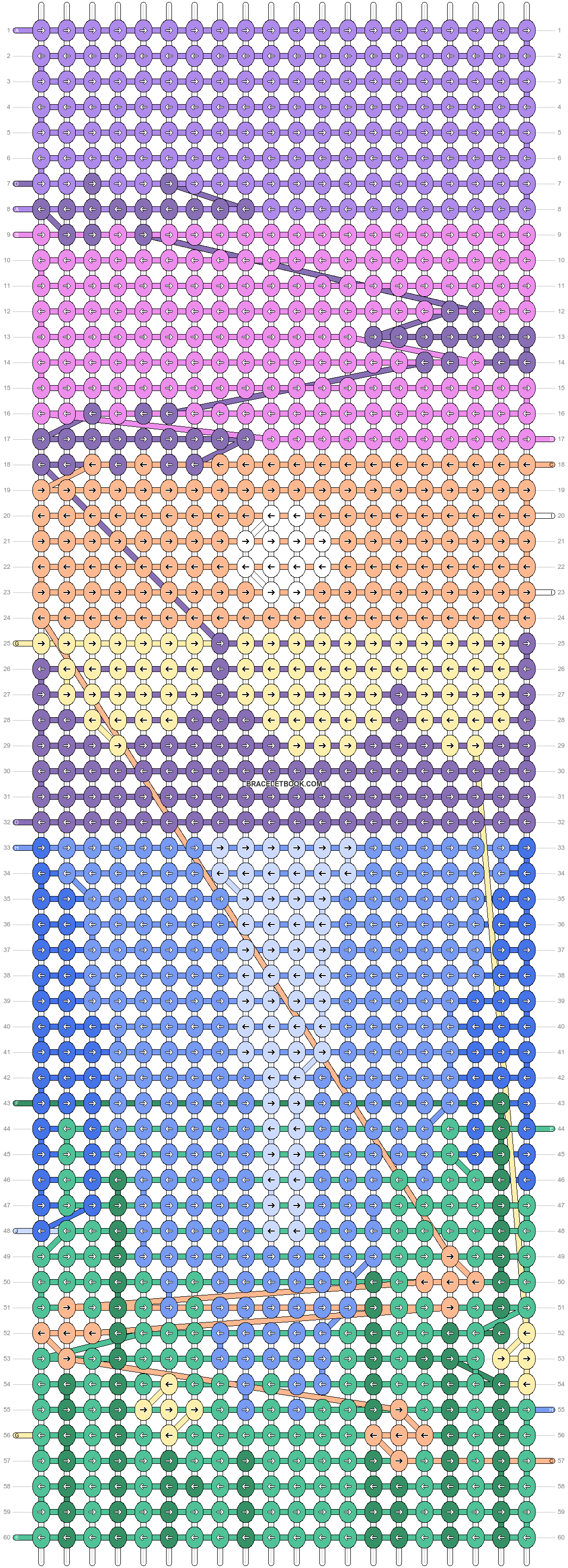 Alpha pattern #204164 | BraceletBook