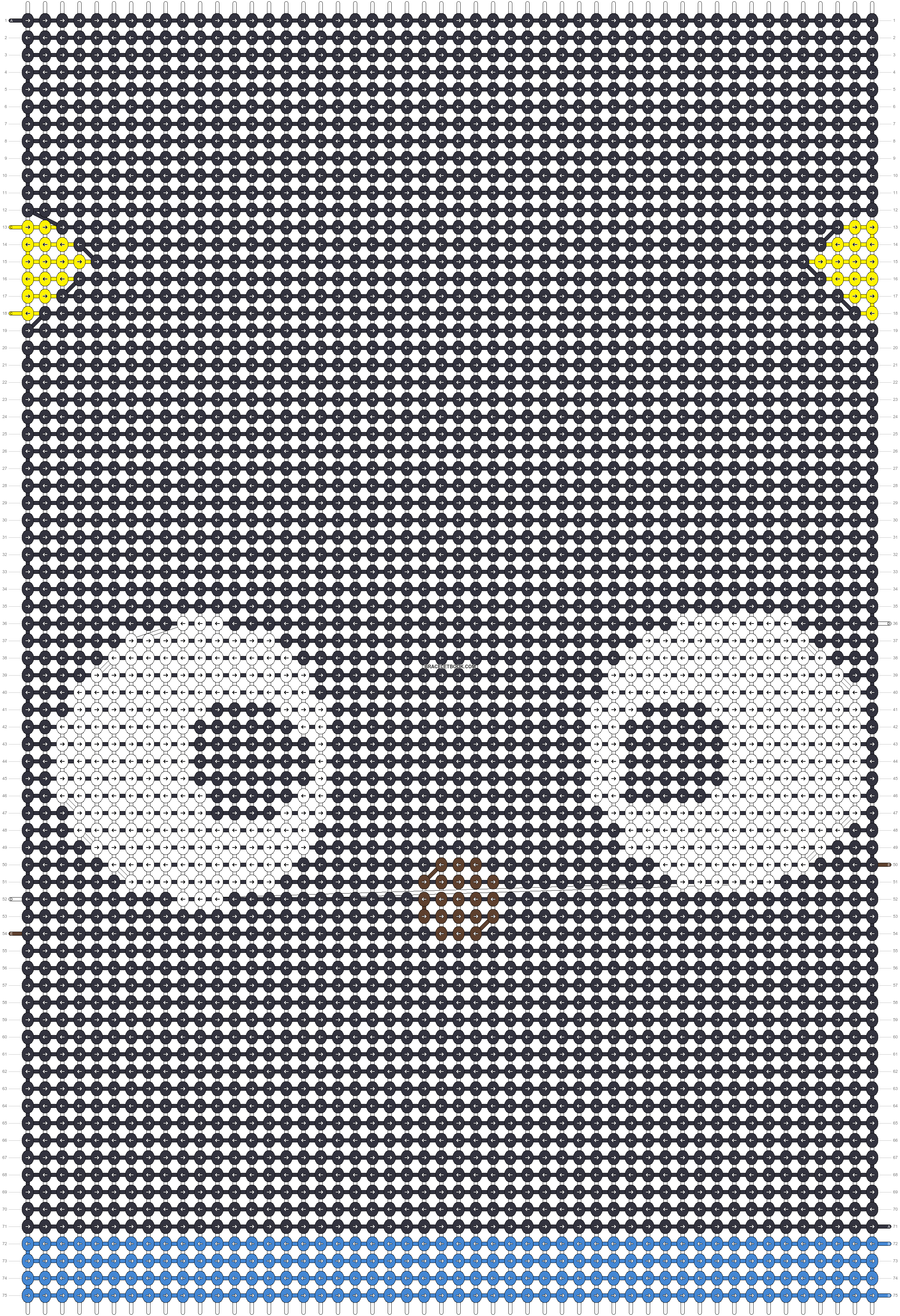 Alpha pattern #204179 | BraceletBook