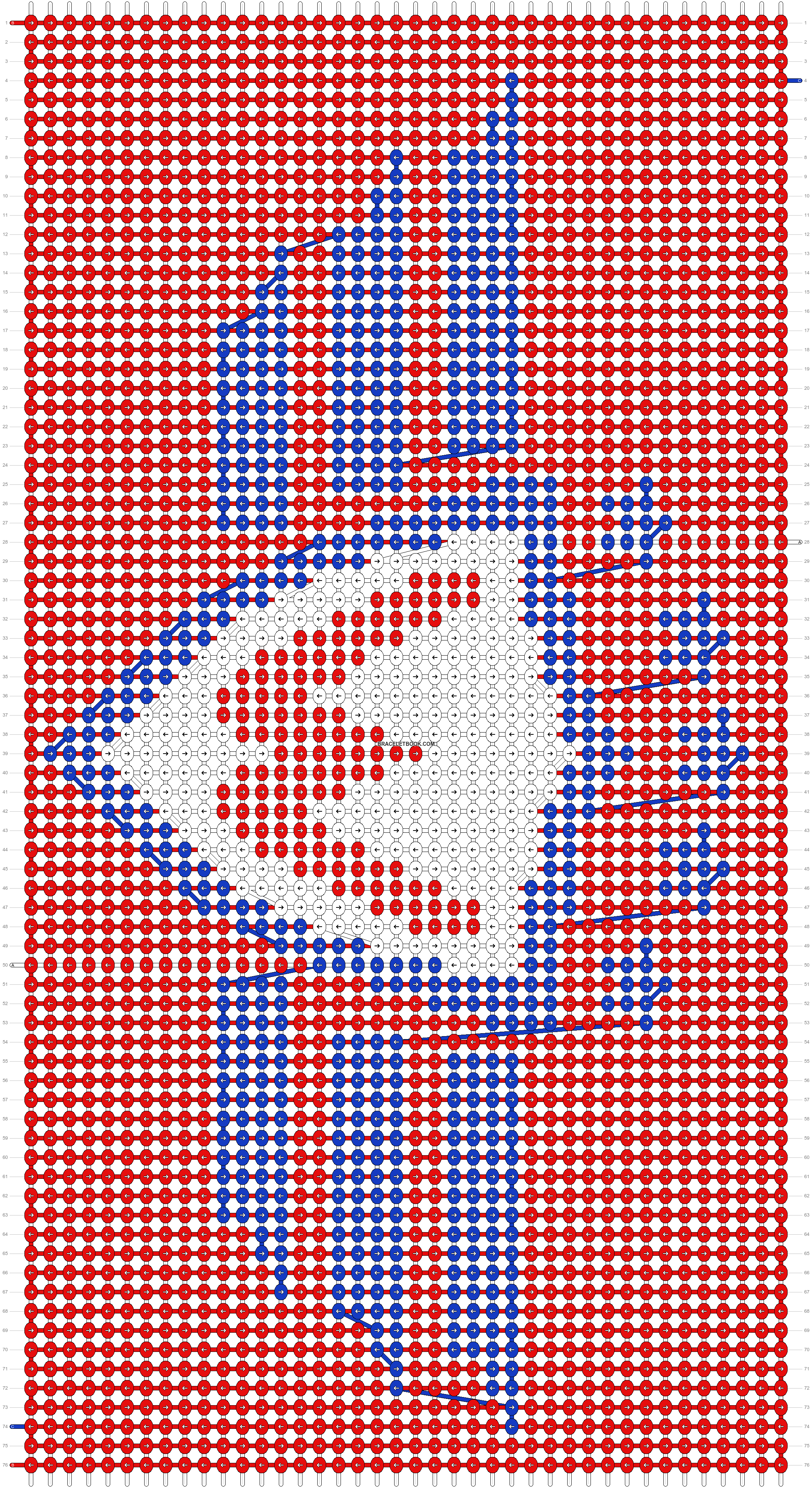 Alpha pattern #204227 | BraceletBook