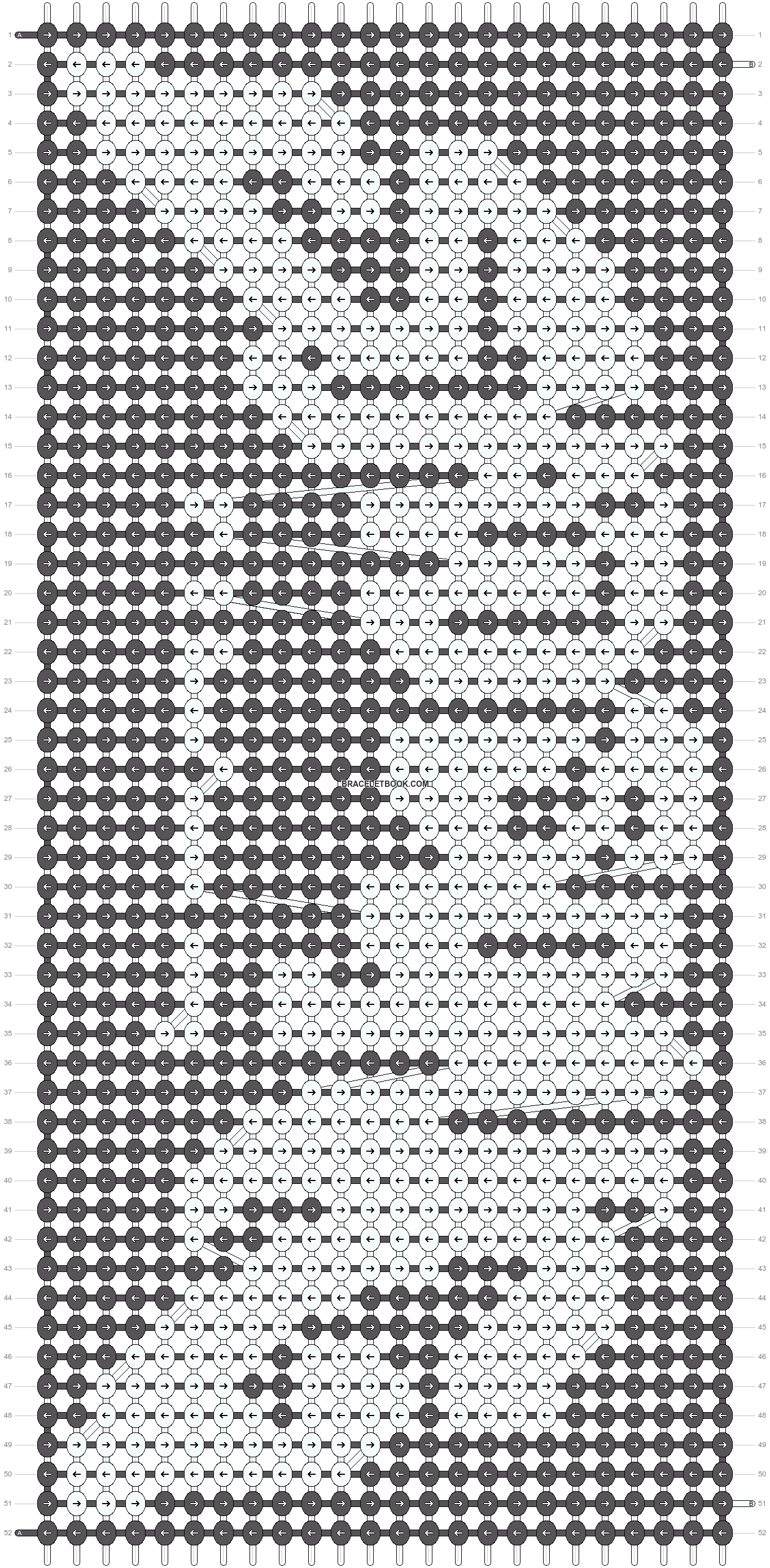 Alpha pattern #204327 | BraceletBook