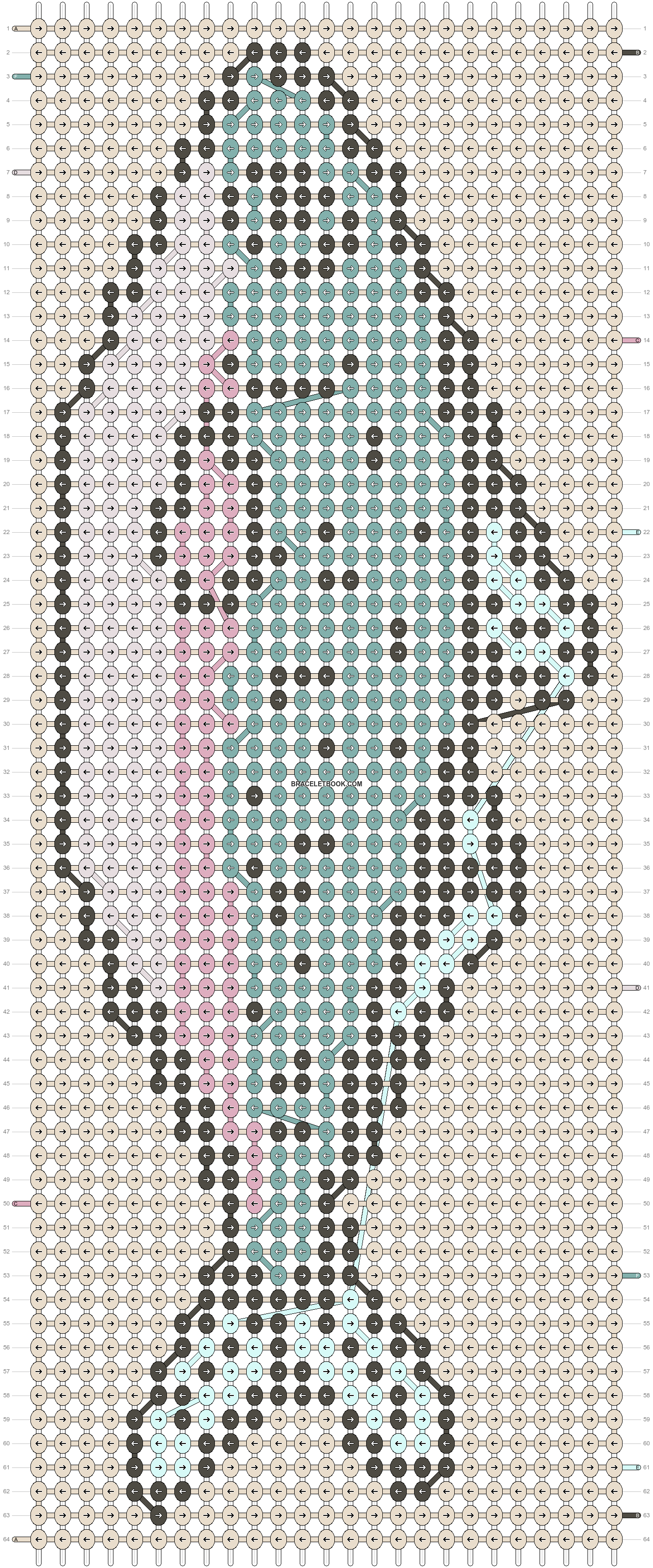 Alpha pattern #204346 | BraceletBook