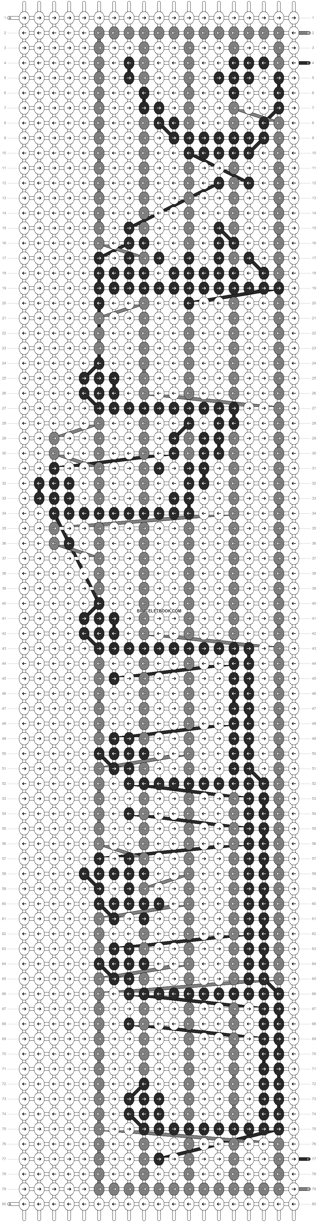 Alpha pattern #204453 | BraceletBook