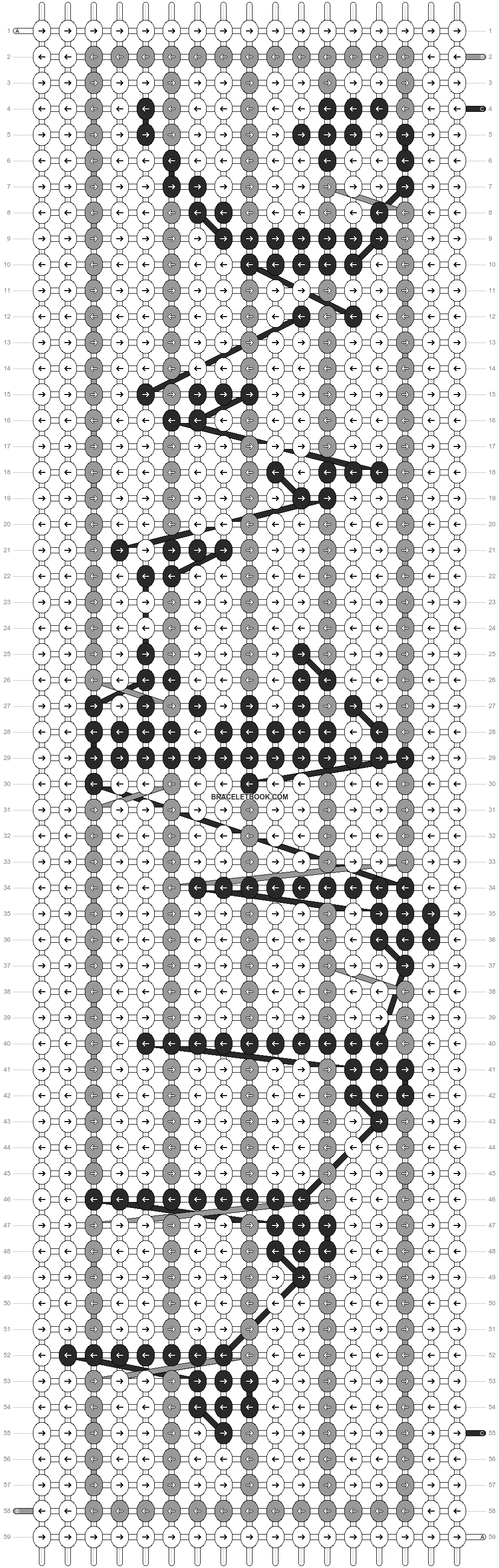 Alpha pattern #204454 | BraceletBook