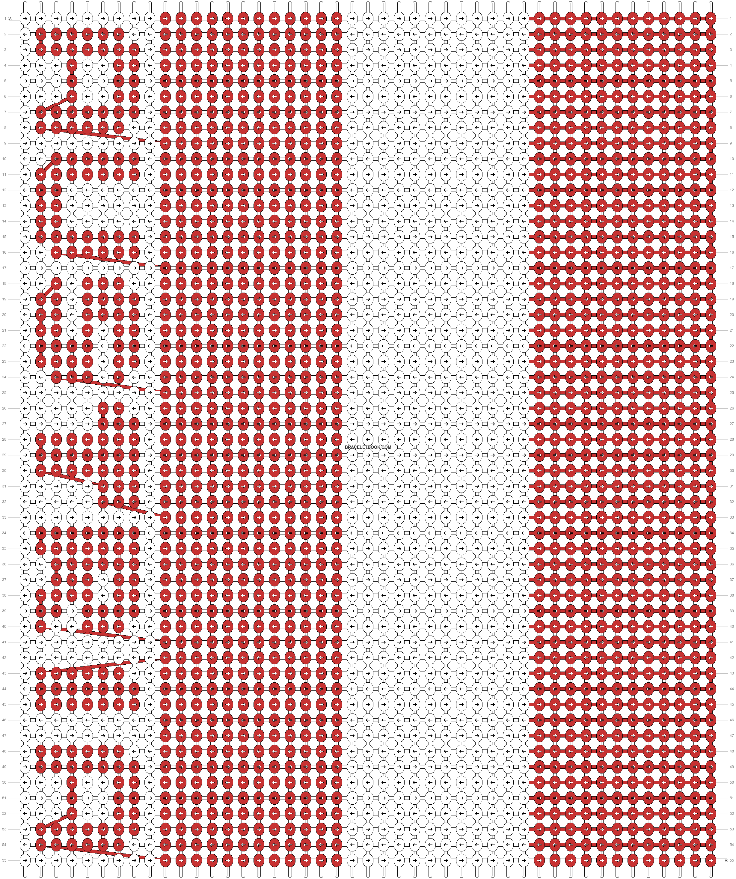 Alpha pattern #204542 | BraceletBook