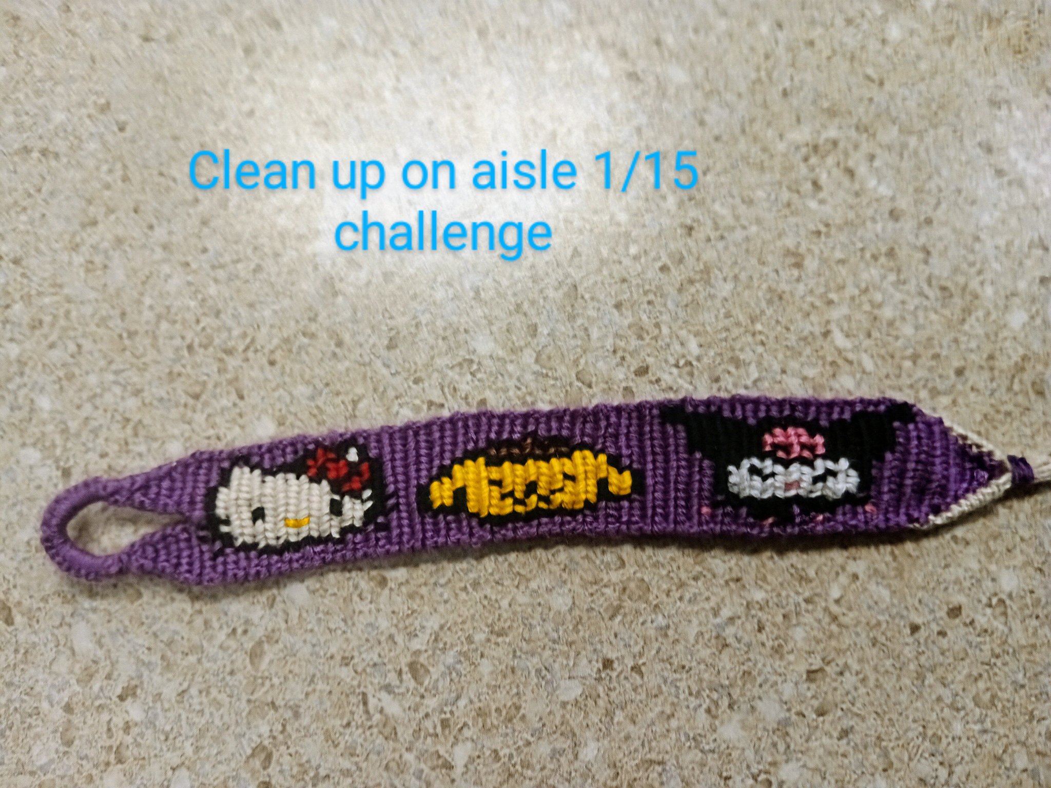 hello kitty pattern bracelet